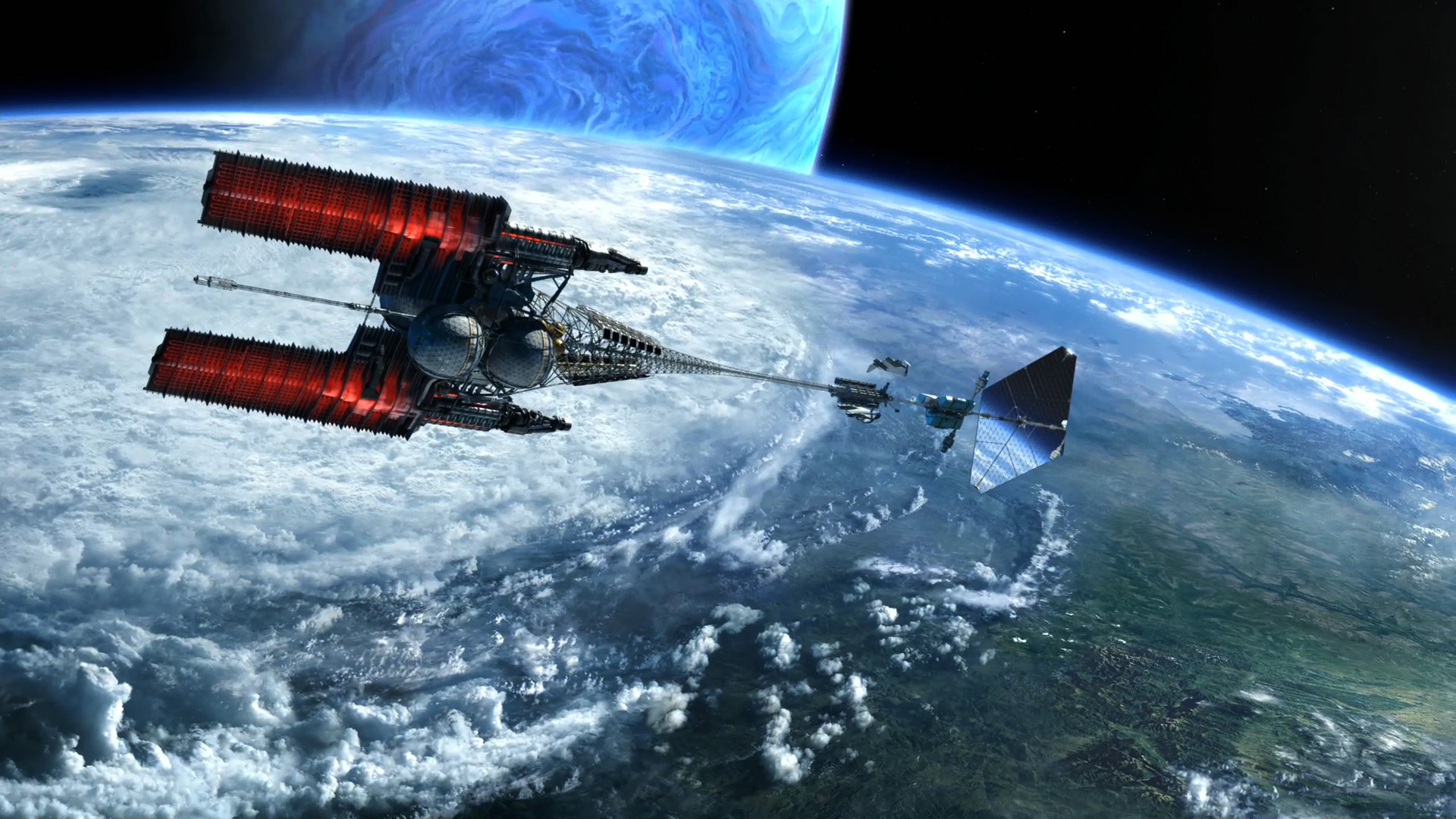 Interstellar Vehicle Venture Star Over Pandora From Avatar Desktop Interstellar Vehicle Venture Star Over Pandora From Avatar Desktop