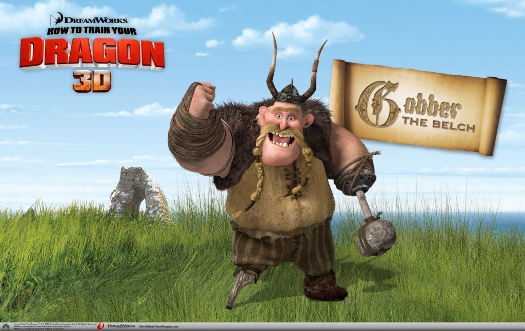 Gobber the Viking Desktop Wallpaper